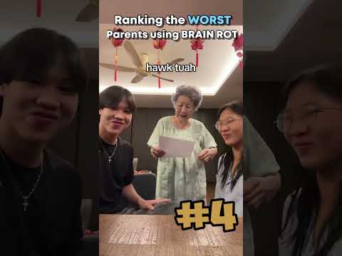 Ranking the worst Parent using BRAIN ROT slang 💀