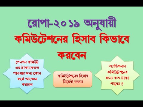 Pension Commutation | Pension Rule ROPA 2019| Part-IV | W.B Primary & High School Teachers |