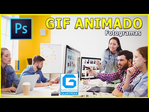 Crear GIF Animado con fotogramas en Photoshop