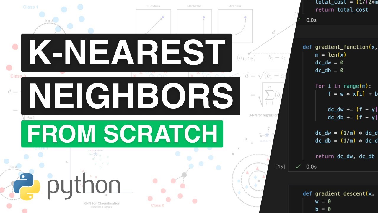 K-Nearest Neighbors (KNN) FROM SCRATCH in Python