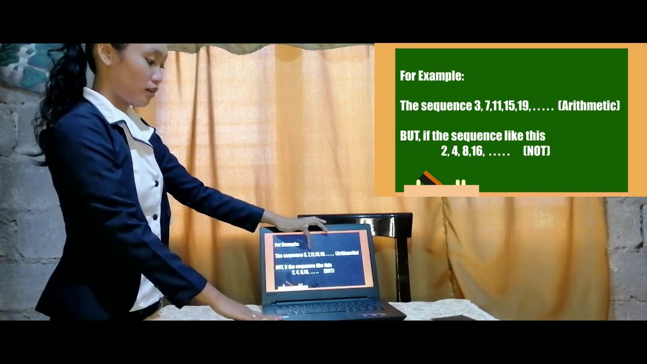 Demo Teaching in Arithmetic Sequence