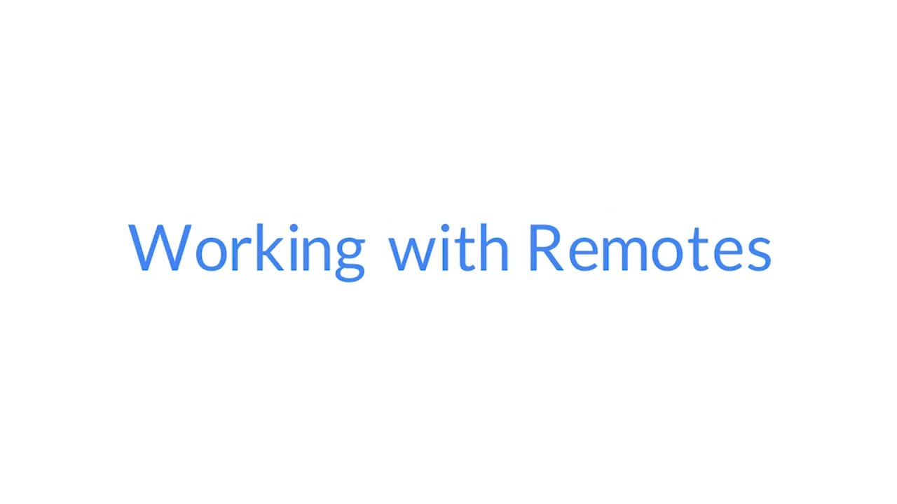 Git and GitHub - Working with Remotes #34