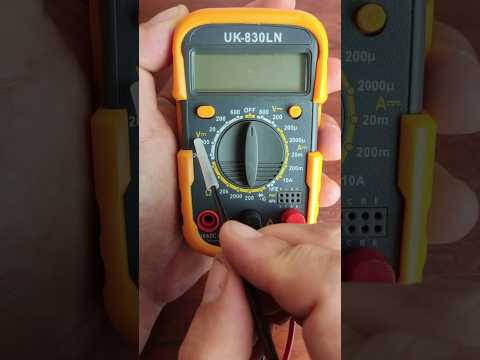 🔴 How to measure DC voltage with a TESTER or MULTIMETER | #electrical #shorts