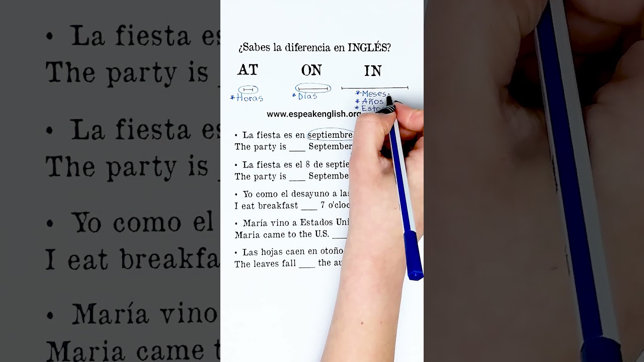 ⭐ THE BEST TRICK to Master the Time Prepositions AT, ON, and IN in ENGLISH Easily 🧠