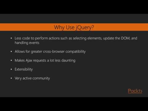 Learn Beginning JavaScript and jQuery jquery Fundamentals | packtpub com - Mind Luster