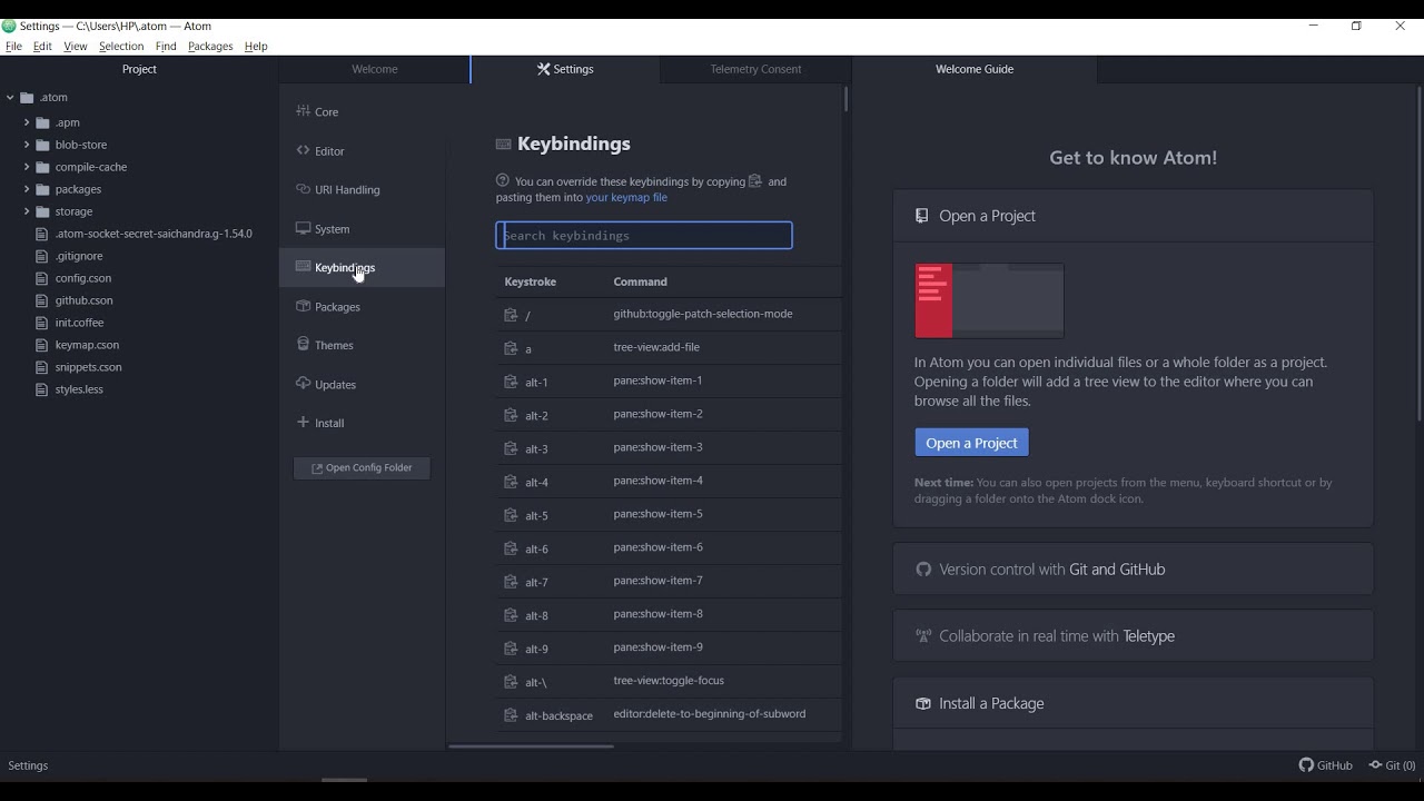 Getting Started with Atom Editor | Complete review