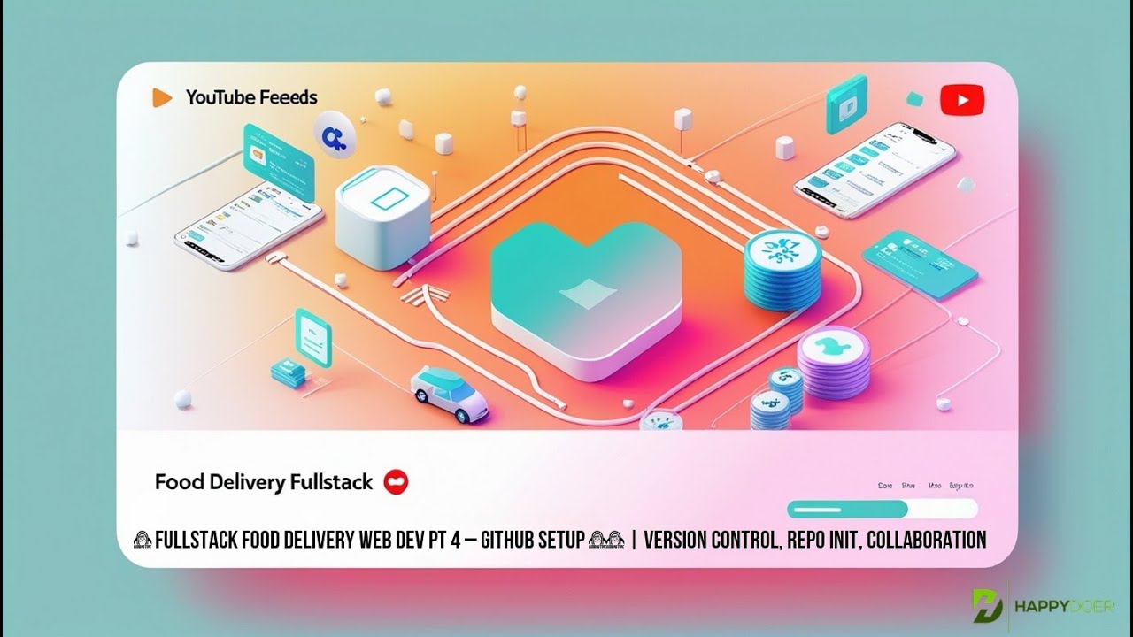 📦 Fullstack Food Delivery Web Dev Pt 4 – GitHub Setup (Version Control, Repo Init, Collab) 🌐🛠️