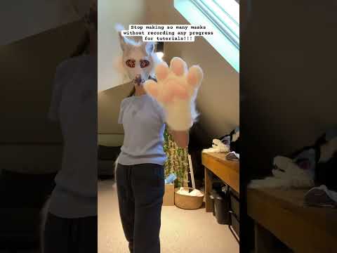Hehe never!!! (Not a #therian btw) #furry #mask #craft #art #tutorial #satire #mask