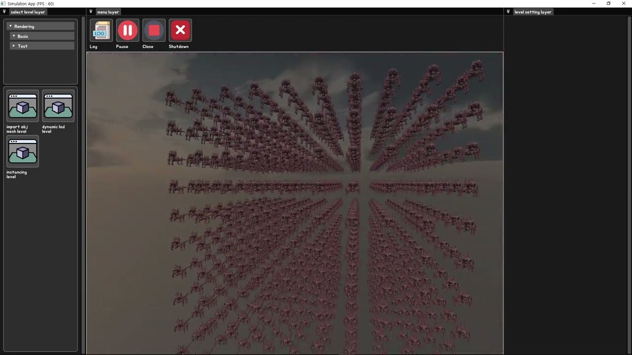 DirectX12 Simulation - [Instancing Level]