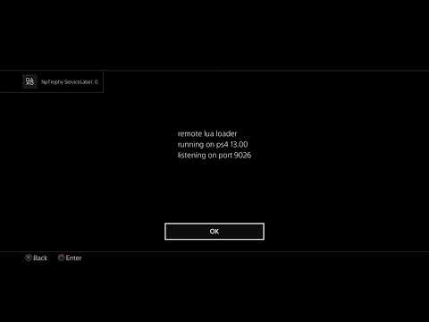 PS4 13.00 LUA Loader Exploit