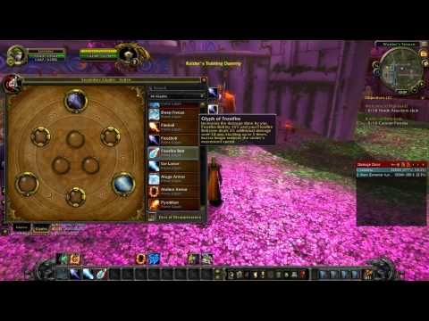 WoW Cataclysm Guide - Cataclysm Mage Guide Part 3 - Frost talents, specs, glyphs and dps priorities