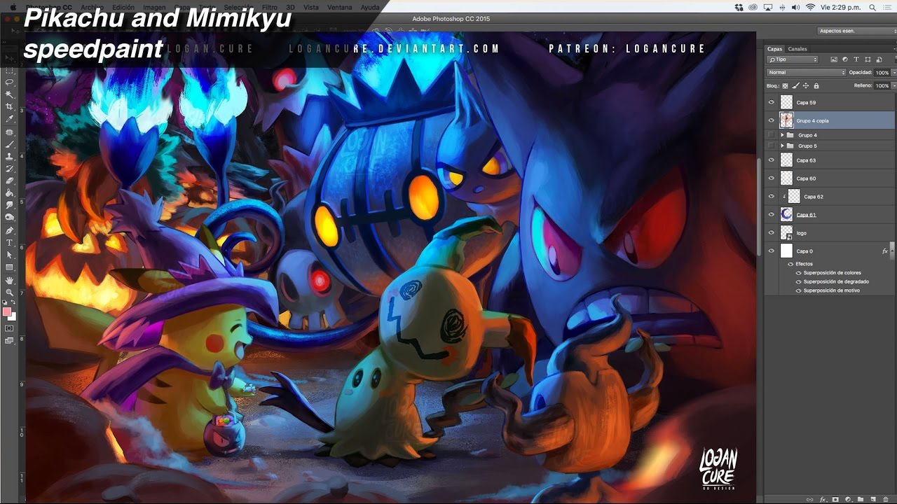 Pikachu and Mimikyu - Halloween 2016