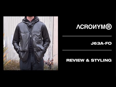 ACRONYM J63A-FO | Review & Styling | Goretex Infinium