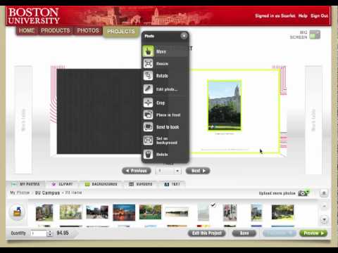 BU Yearbook Online Tutorial