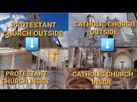 PROTESTANT CHURCH /CATHOLIC CHURCH/PASSAU ALTSTADT/PASSAU OLD CITY