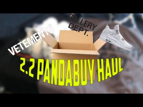 2.2 kg Pandabuy Budget Haul (vetements, gallery dept, jordan 4s)