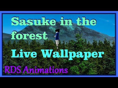 Sasuke in the forest - Naruto Free HD Anime Live Wallpaper for PC #17