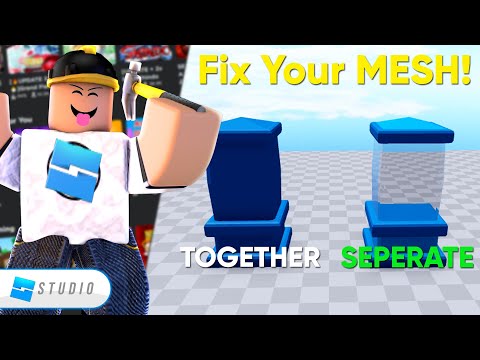 How to Change Your Mesh Colors & Materials Separately! (Roblox)