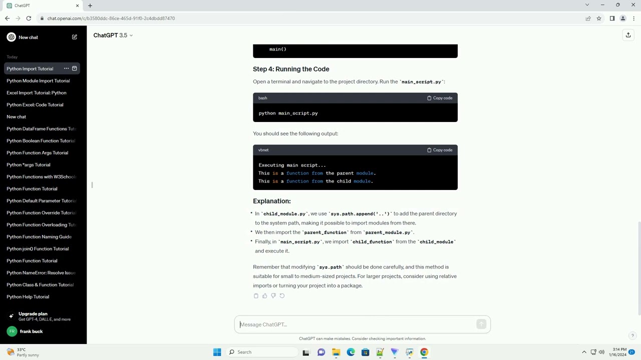 python how to import module from parent directory