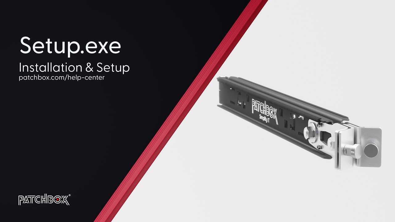Setup.exe - Installation | PATCHBOX Help Center
