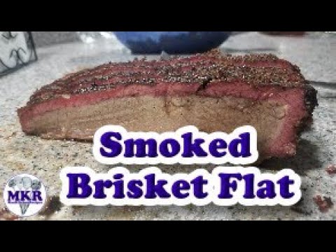 Smoked Brisket Flat On A Pit Boss Pro Series 1100 Pellet Smoker | Man Kitchen Recipes