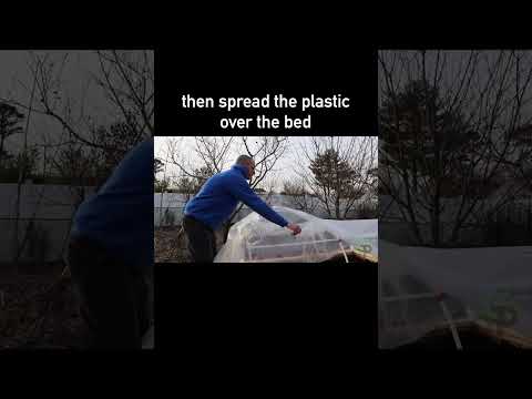 HINGED HOOPHOUSE for a Raised Bed Garden