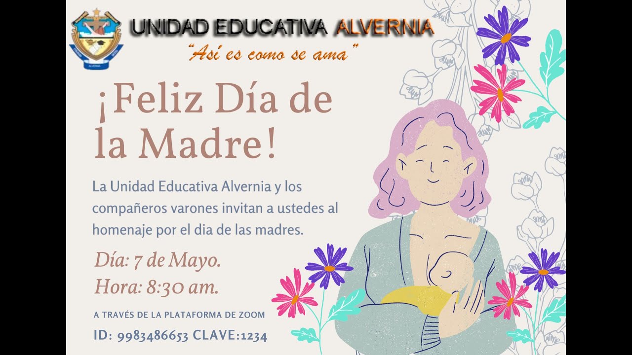Invitación Para el Día de las Madres