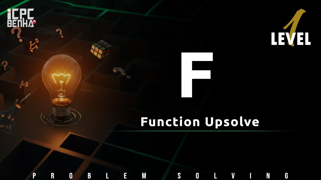 Problem F | Function Sheet Upsolve