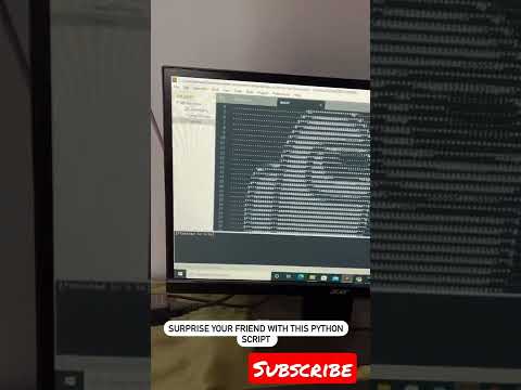 Image to ASCII Art using Python | Python Programming Tutorial | Walkthrough video #shorts #trending