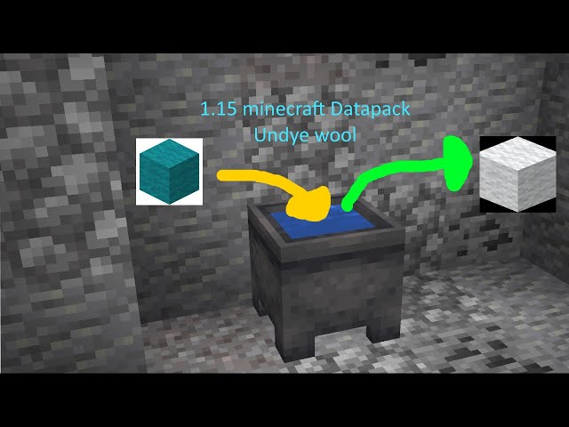 Undye Wool, Carpets and more. Minecraft Datapack! Minecraft Data Pack