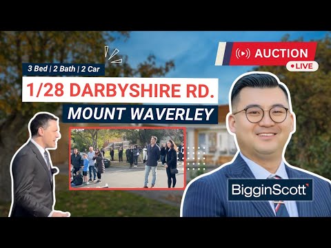 Live Auction @ 1/28 Darbyshire Road, Mount Waverley