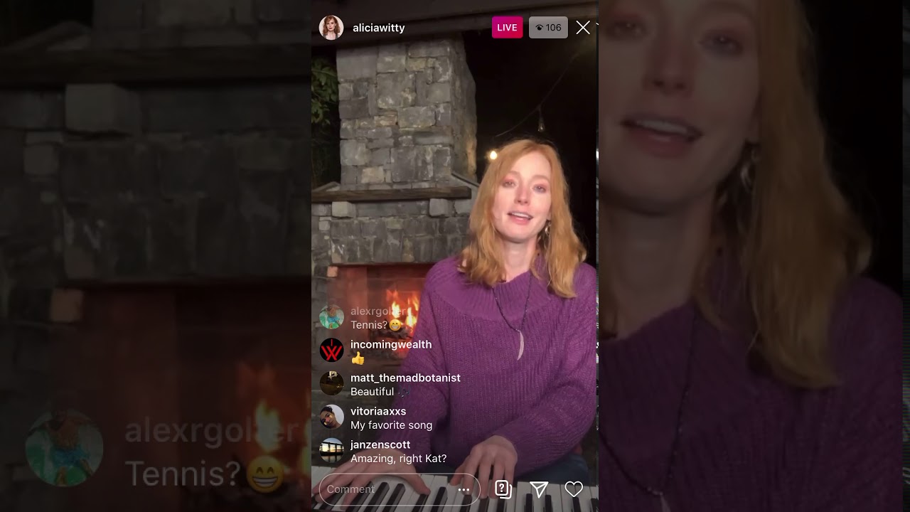 Alicia Witt Instagram Live 10-17-20