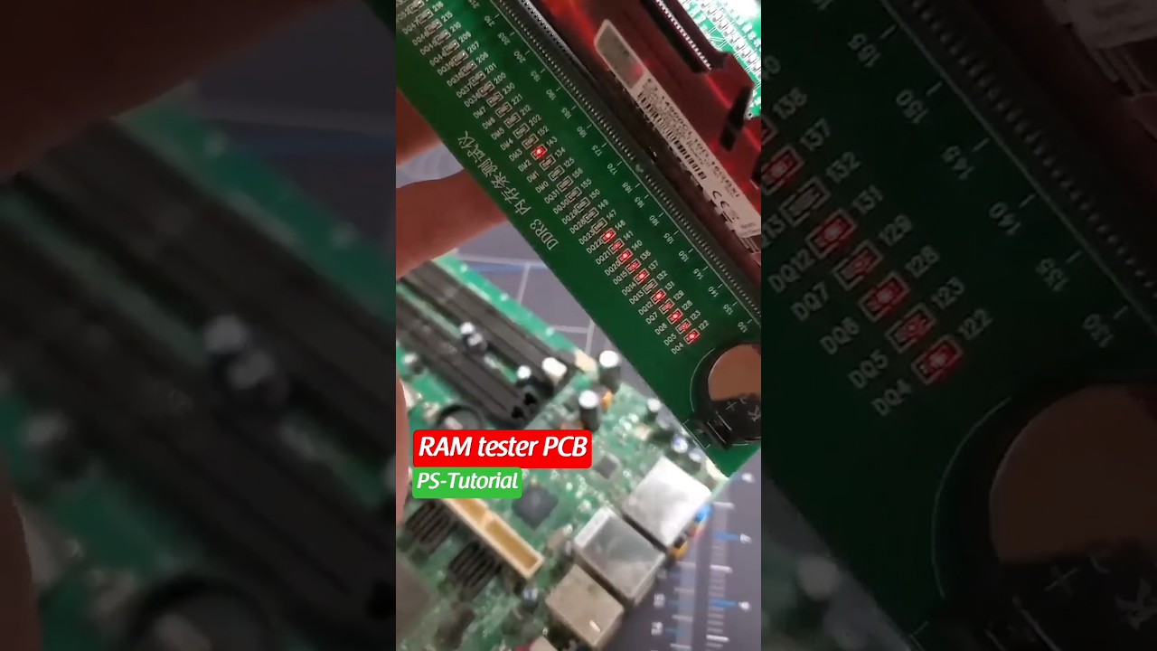 DDR-3 & DDR-4 RAM Tester PCB #pcbuild #randomaccessmemory #ramtest #pcb