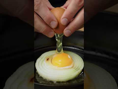 Genius Onion Ring Egg Hack!