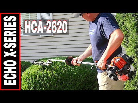 PROFESSIONAL GRADE ECHO ARTICULATING HEDGE TRIMMER HCA-2620 REVIEW!