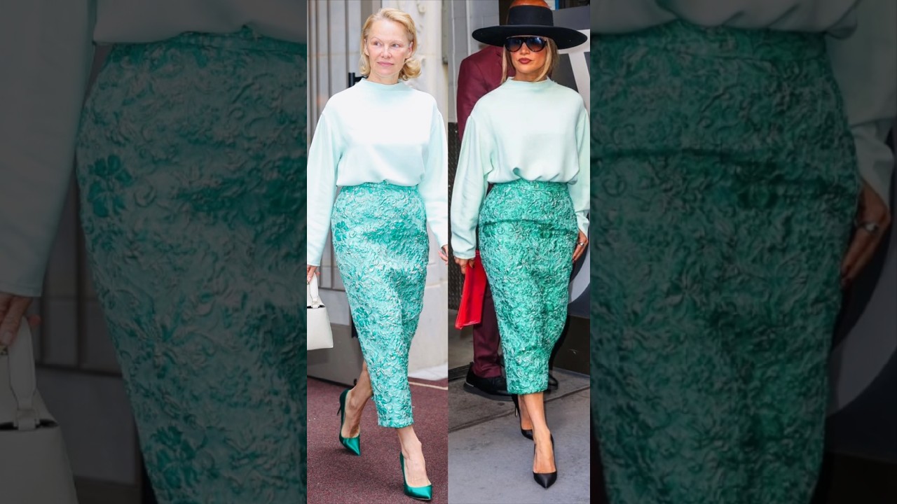 Who Wore It Better? Jennifer Lopez Or Pamela Anderson #jenniferlopez #pamelaanderson #fashionpolice
