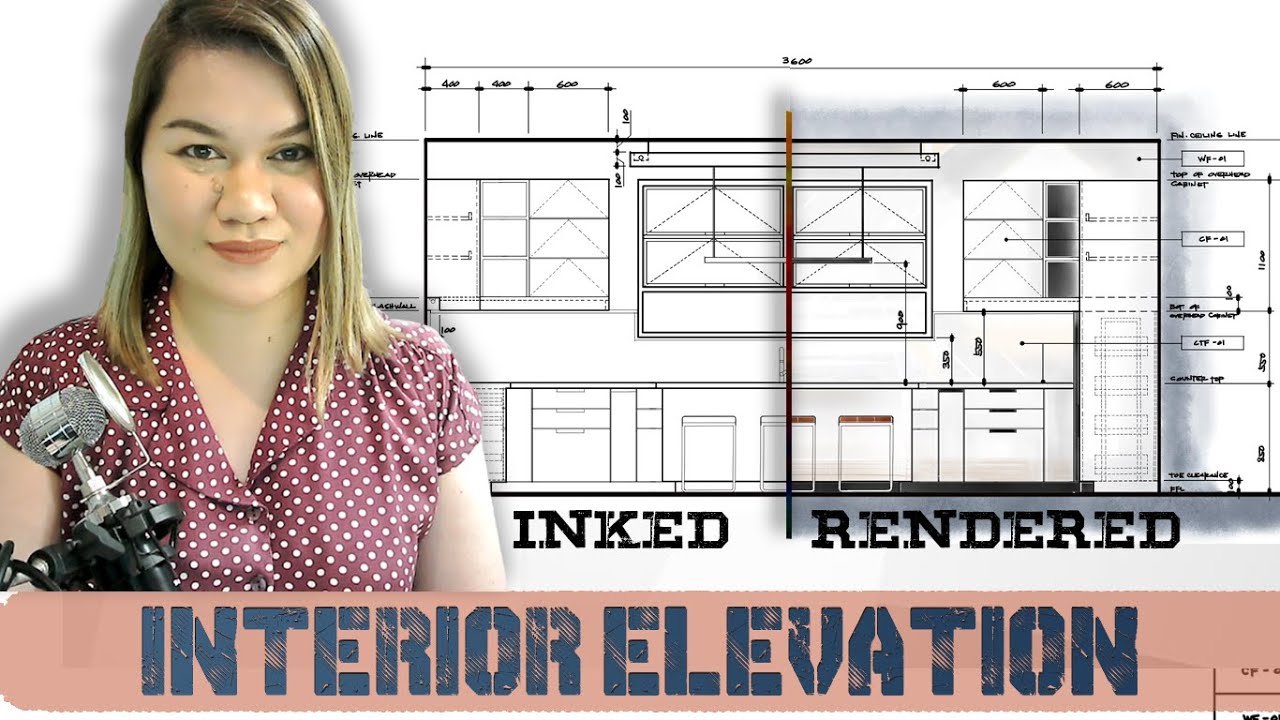 BEST TIPS in presenting a RENDERED Interior Elevation