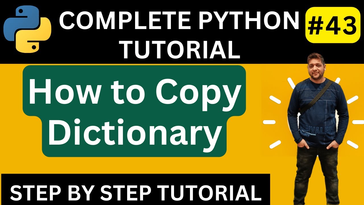 How to Copy Dictionary in Python || Python Dictionary Copy Function || Copy a Dictionary in Python