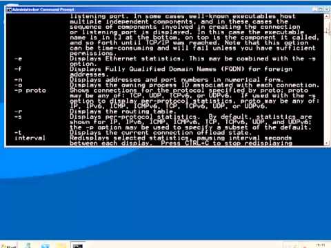 WINDOWS: Using netstat to show the owning executable to an open port