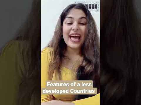 Features of a less developed Countries #development #economics #population #capital #investment