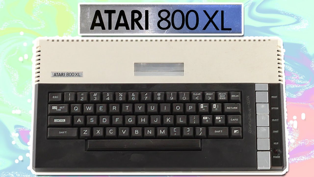 ATARI 800XL Mailday - opening and testing.