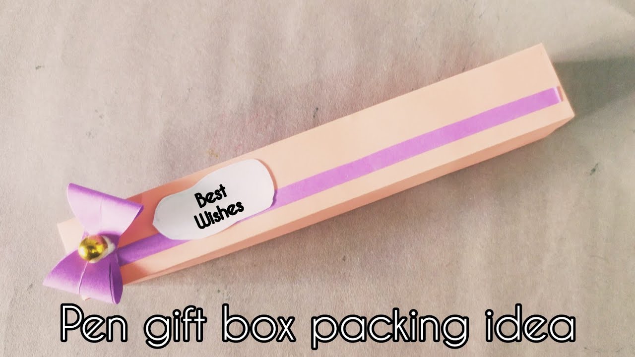 How to make pen gift box packing idea //pen box // gift box