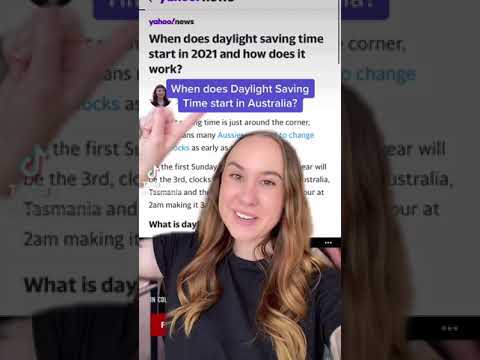 When does Daylight Saving Time start in Australia? | Yahoo Australia #shorts