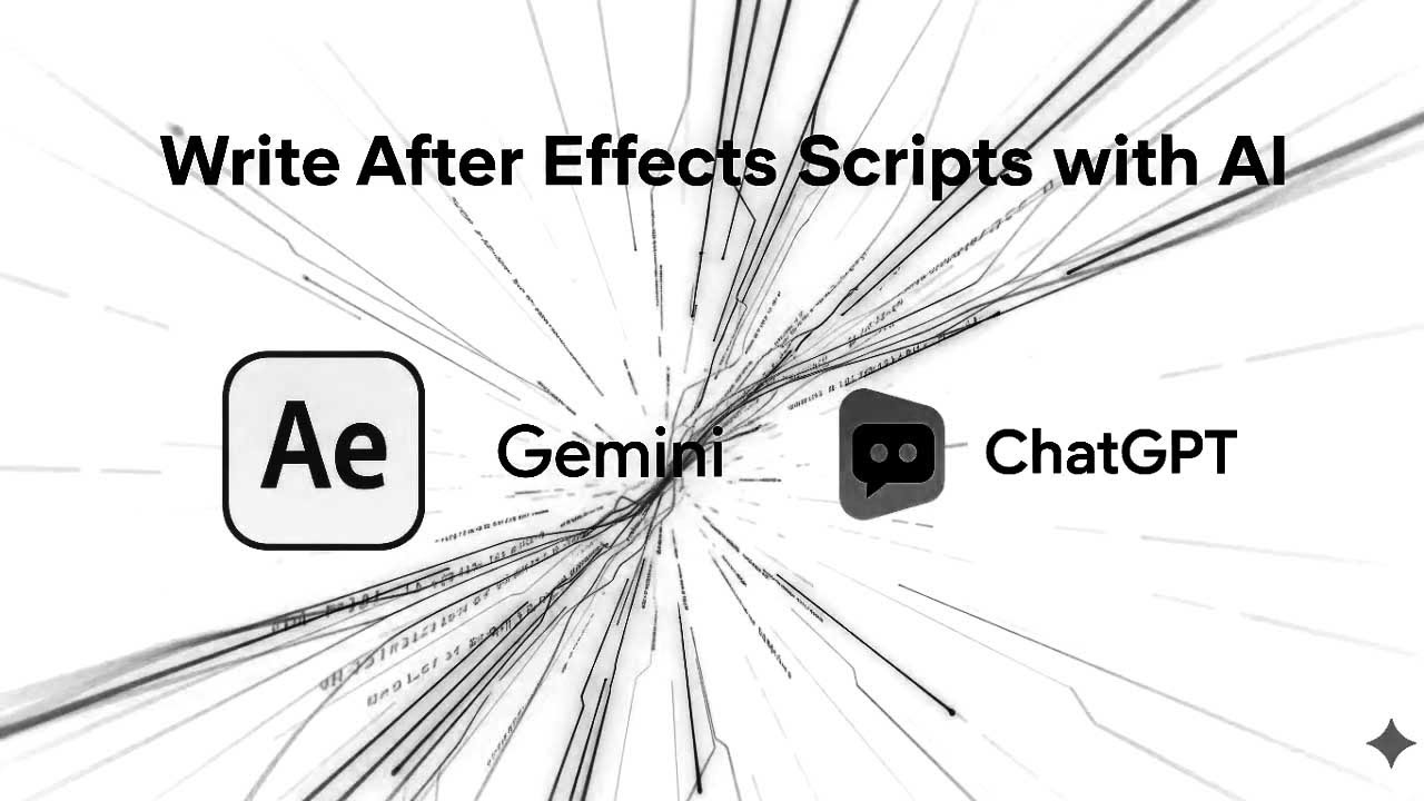 Write After Effects Scripts with AI - Gemini + ChatGPT Workflow