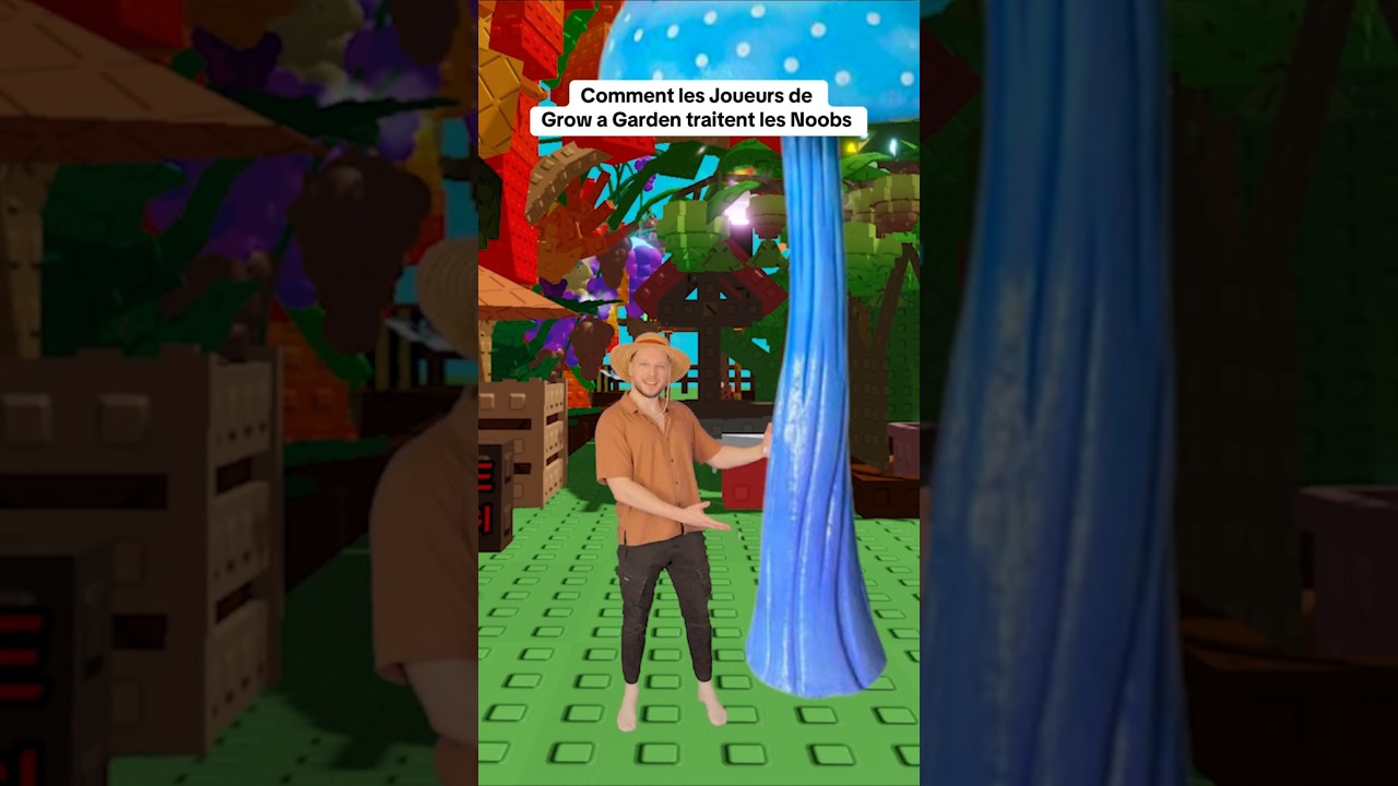 How Noobs Are Treated on Grow a Garden