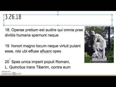 Chapter 5: Latin passage A – The Roma Companion