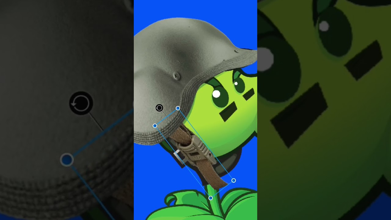 Plants vs Zombies - pea soldier 🌱✨