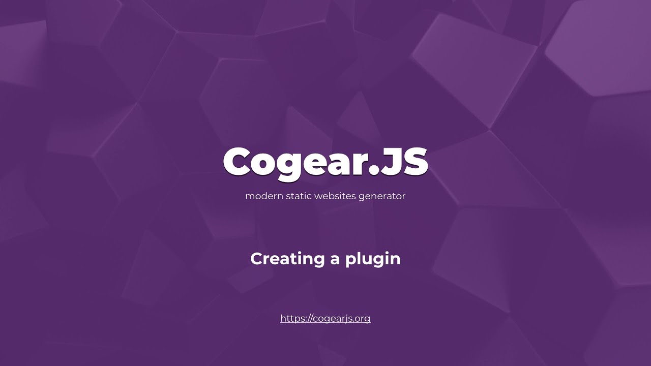 How to create a plugin for Cogear.JS
