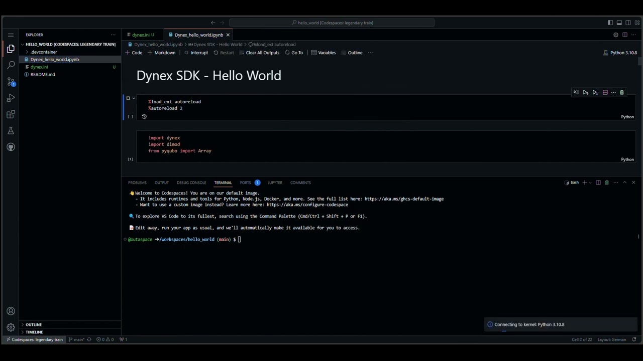 Tutorial: Compute on Dynex: 