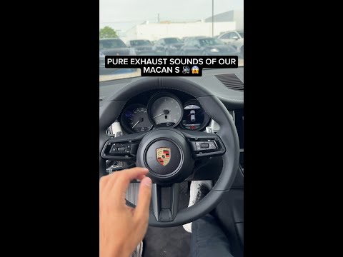 Listen to the amazing exhaust of our Porsche Macan S!